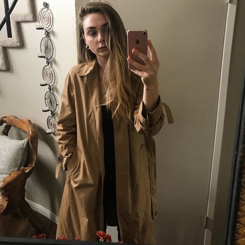 Camel Colored Trench - Gem